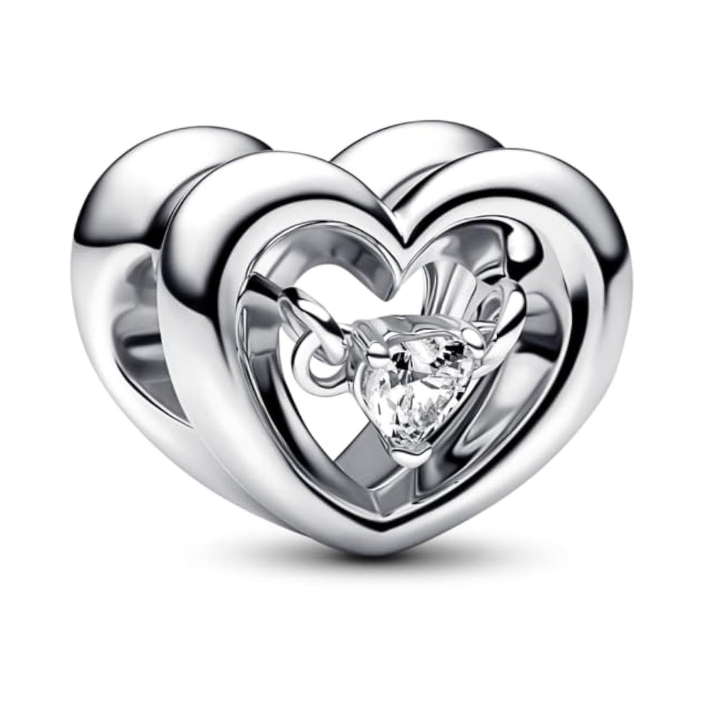 Radiant Heart and Floating Stone Charm – Forever Charms