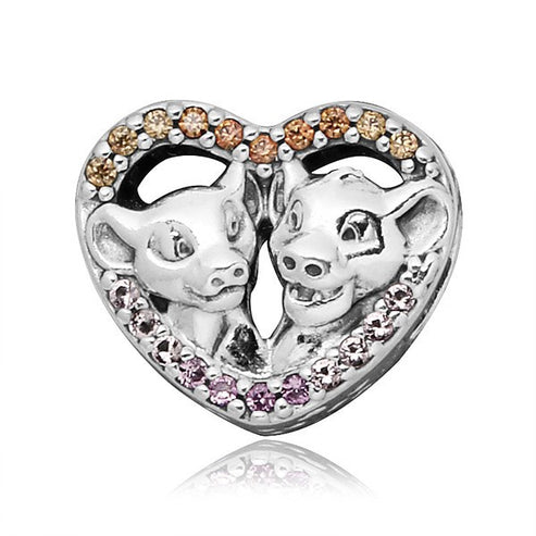 The Lion King Sparkling Simba & Nala Charm – Forever Charms